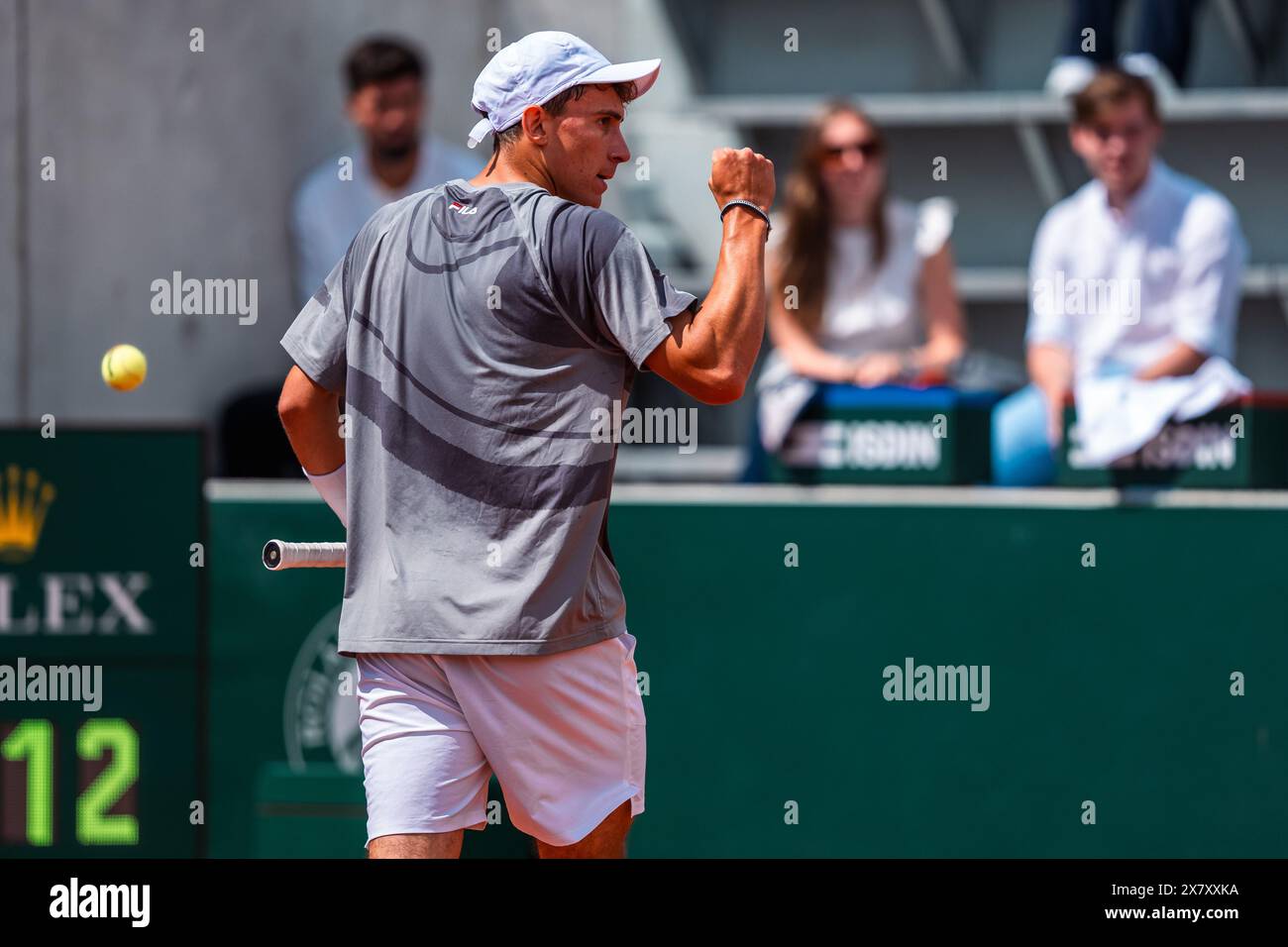 Theo PAPAMALAMIS (FRA) during the Roland-Garros 2024, ATP and WTA Grand Slam tennis tournament ...