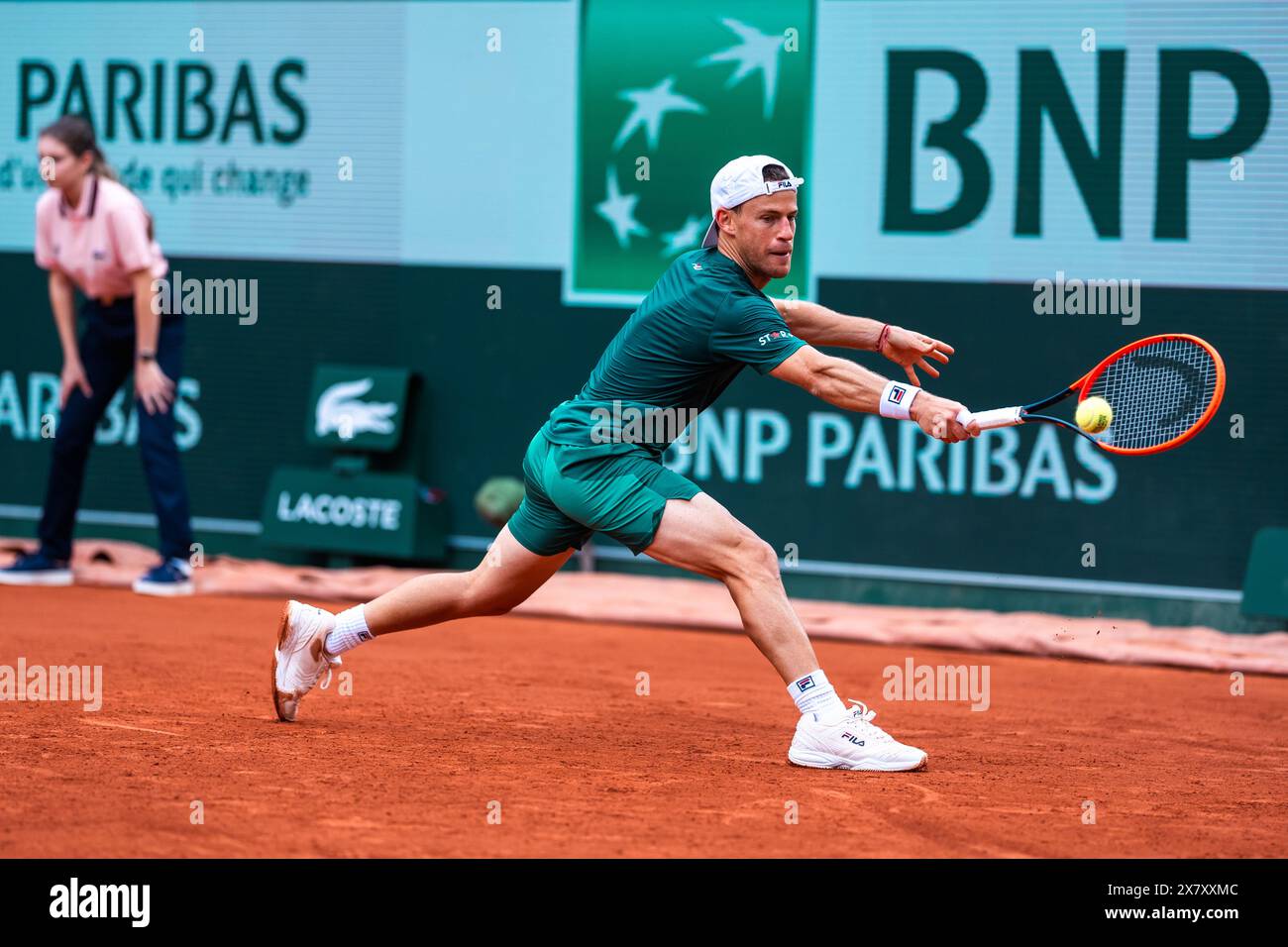 Diego SCHWARTZMAN (ARG) during the Roland-Garros 2024, ATP and WTA Grand Slam tennis tournament ...