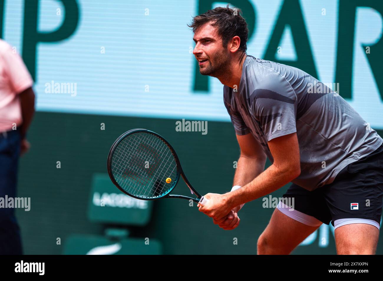 Quentin HALYS (FRA) during the Roland-Garros 2024, ATP and WTA Grand Slam tennis tournament on ...