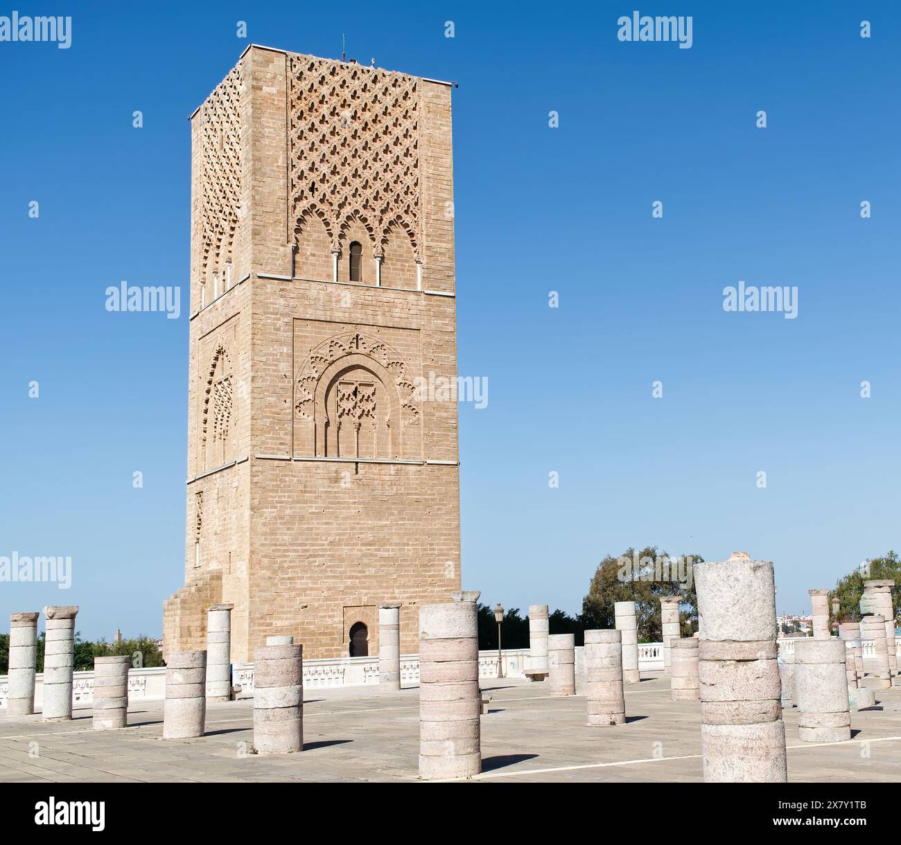 Hassan Tower in Rabat. Morocco, Africa Stock Photo - Alamy