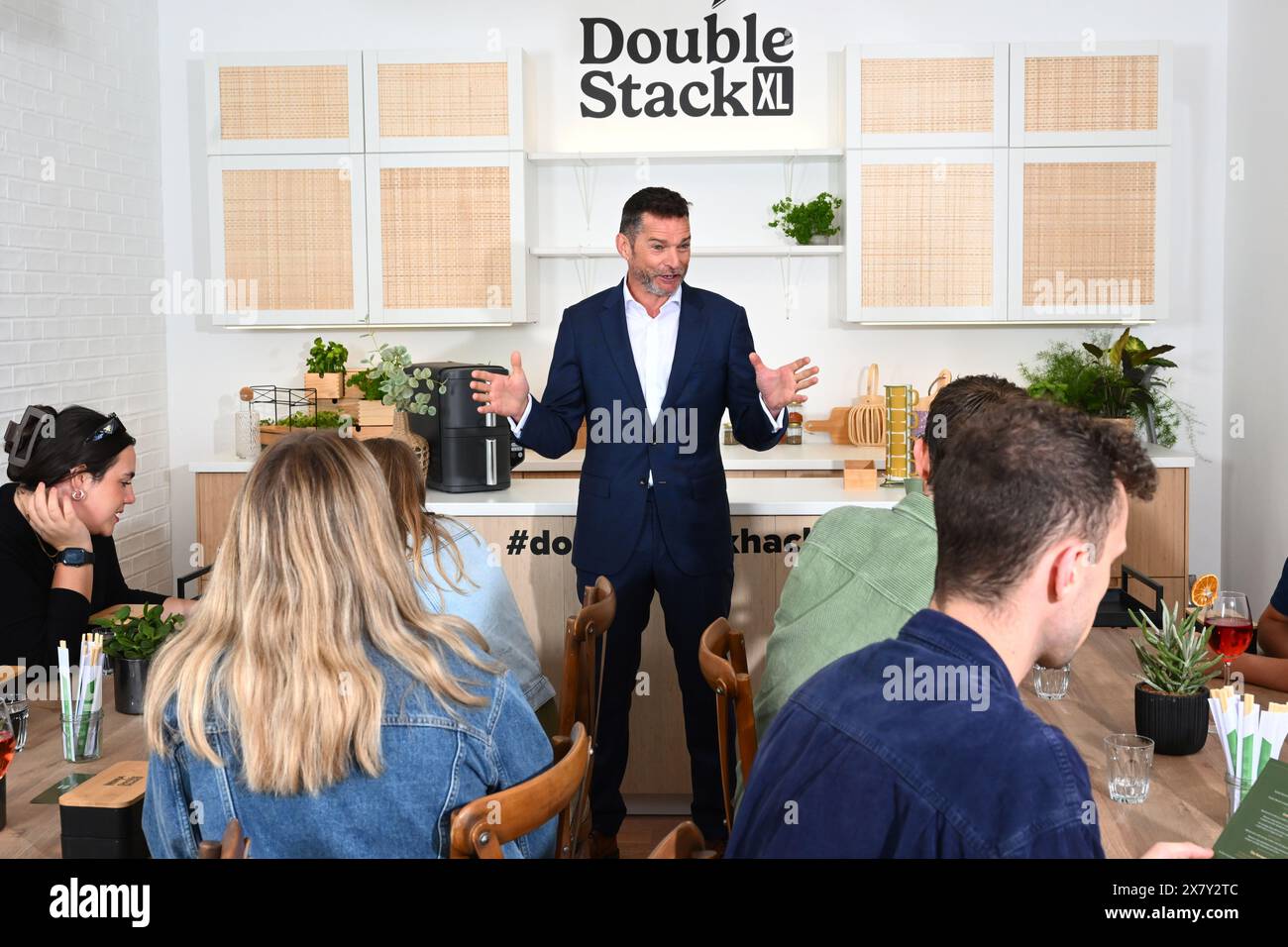 EDITORIAL USE ONLY Fred Sirieix opens the Double Stacked Air Fryer ...