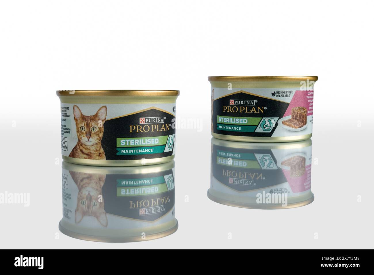 Purina Pro Plan Sterilised maintenance canned portioned full-ration ...