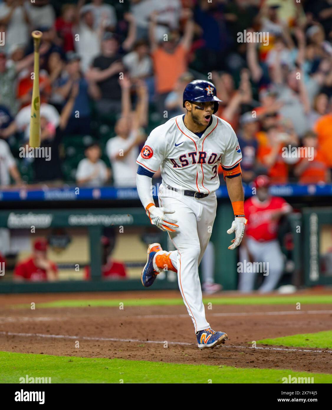 Houston, Texas, USA. 22nd May, 2024. Astros shortstop JEREMY PENA (3 ...