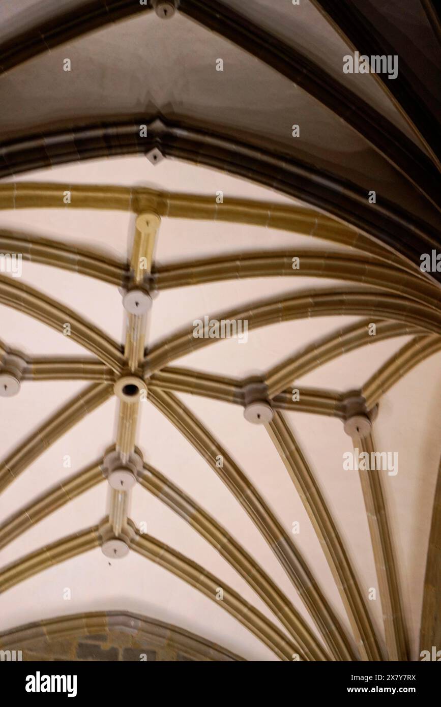 The church Iglesia de San Anton at the river Nervion in Bilbao, Gothic ...