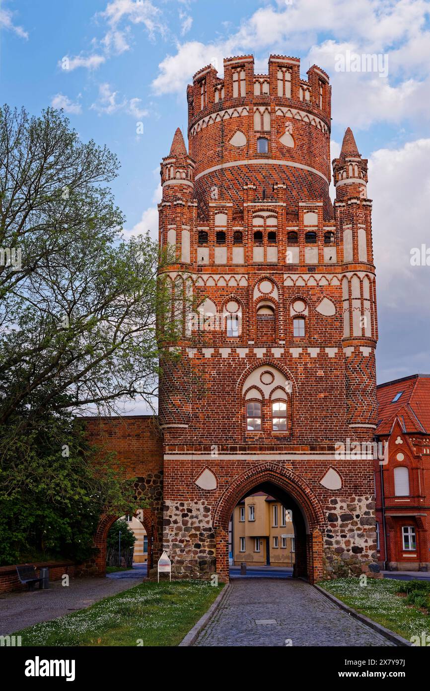 The historic Uenglinger Tor in front of the old town centre of Stendal ...