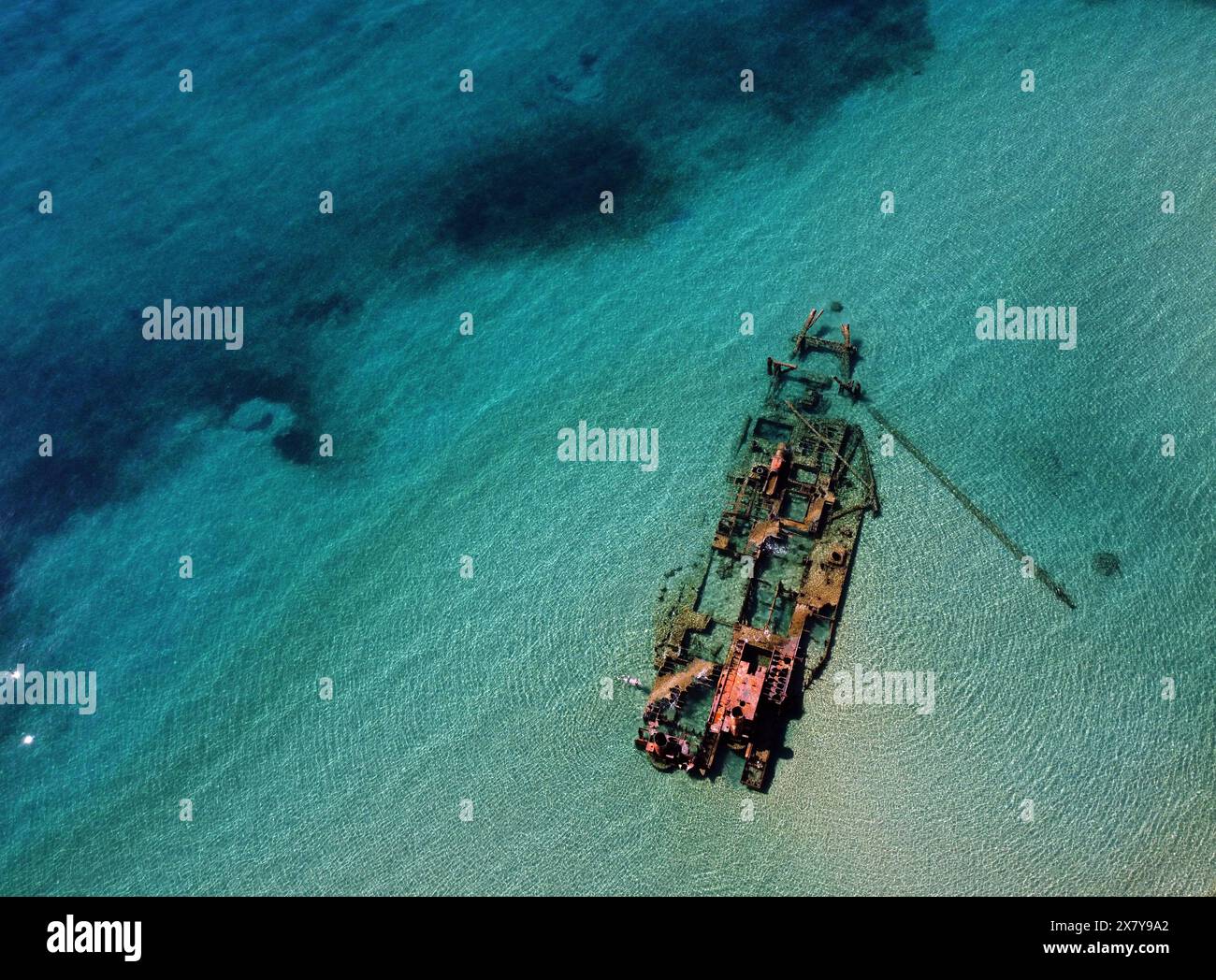 Greece, People dive into the crystal clear waters of the Mediterranean ...