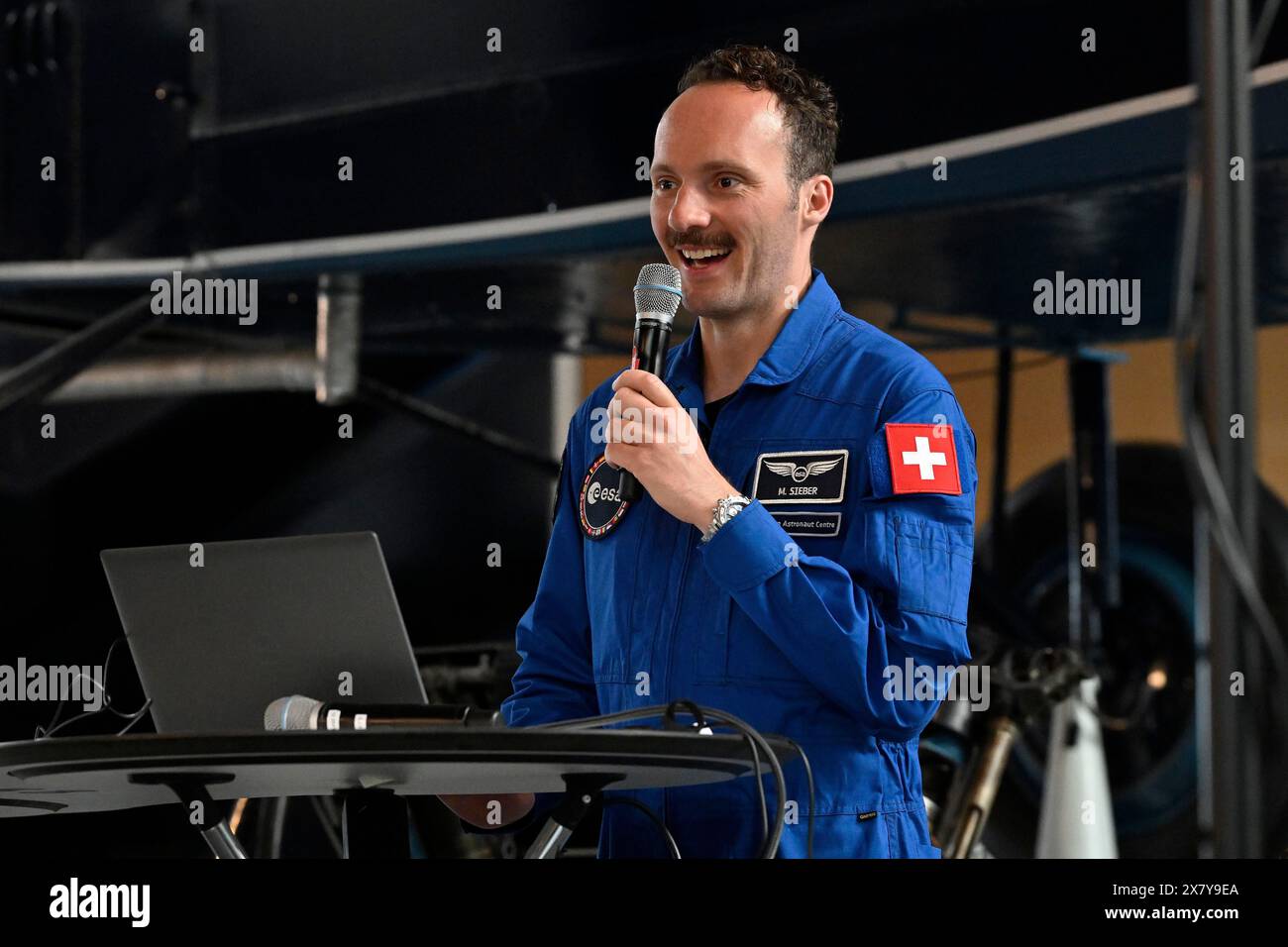 Astronaut Marco Sieber Stock Photo - Alamy