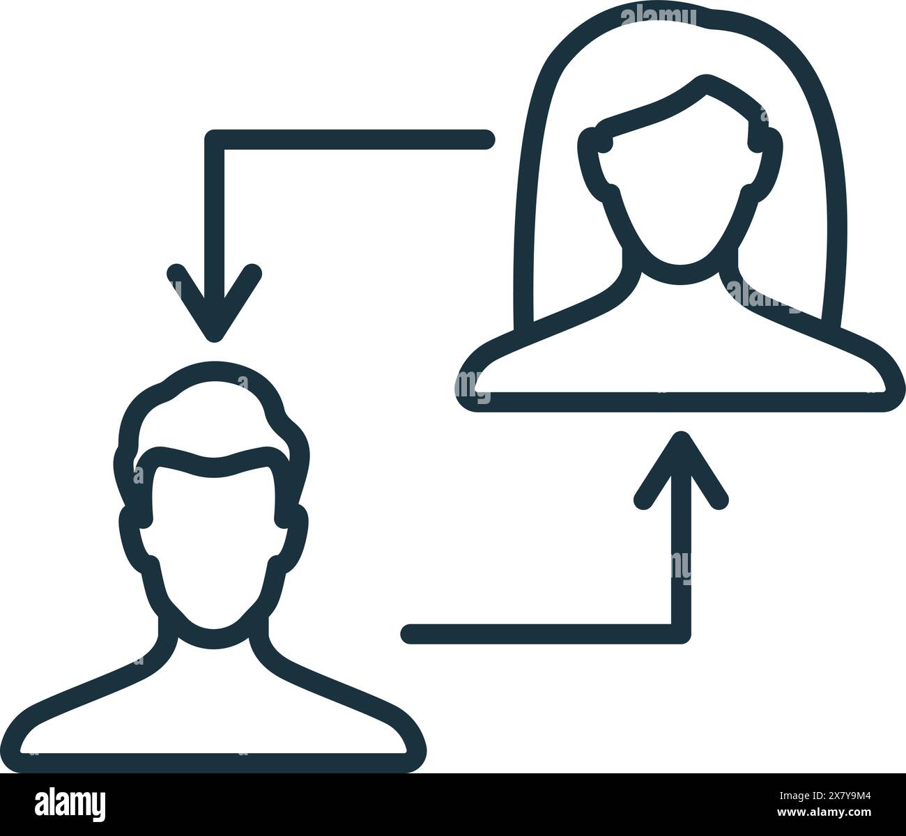 Engagement icon. Monochrome simple User Behavior icon for templates ...
