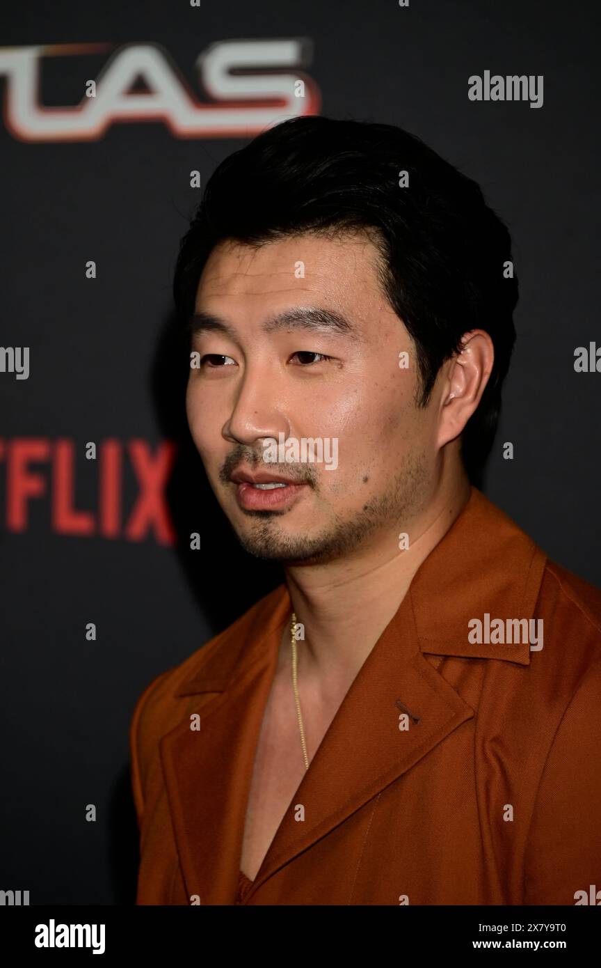 Chinese-Canadian actor Simu Liu Attends the red carpet of Atlas fan ...