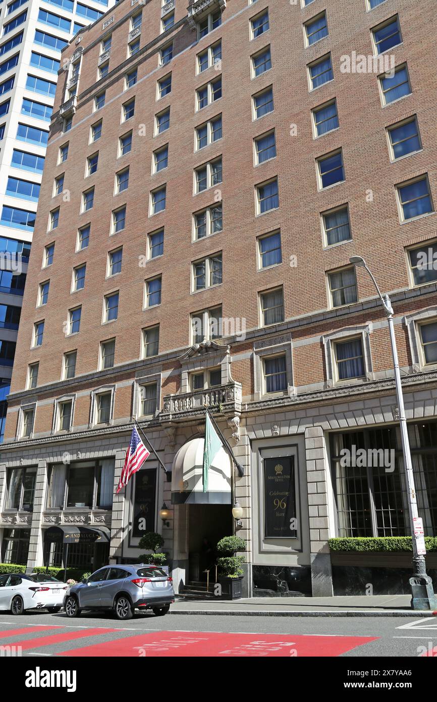 Mayflower Park Hotel, Olive Way, Seattle, Elliott Bay, Puget Sound ...
