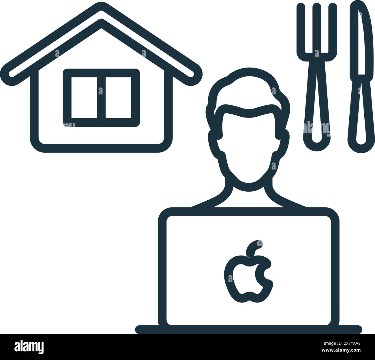 User Needs icon. Monochrome simple User Behavior icon for templates ...