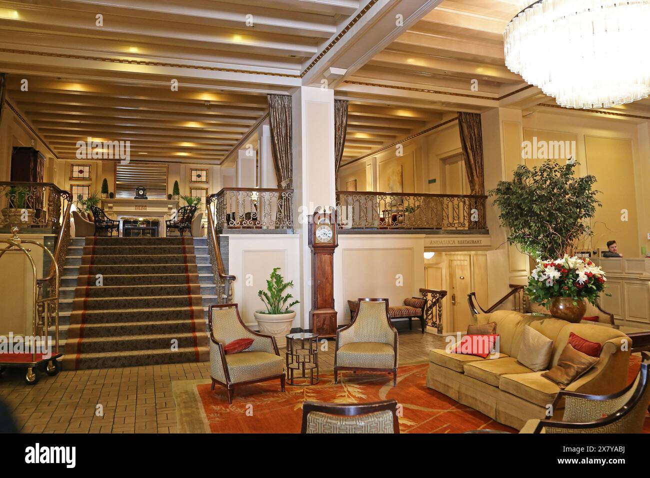 Reception, Mayflower Park Hotel, Olive Way, Seattle, Elliott Bay, Puget ...