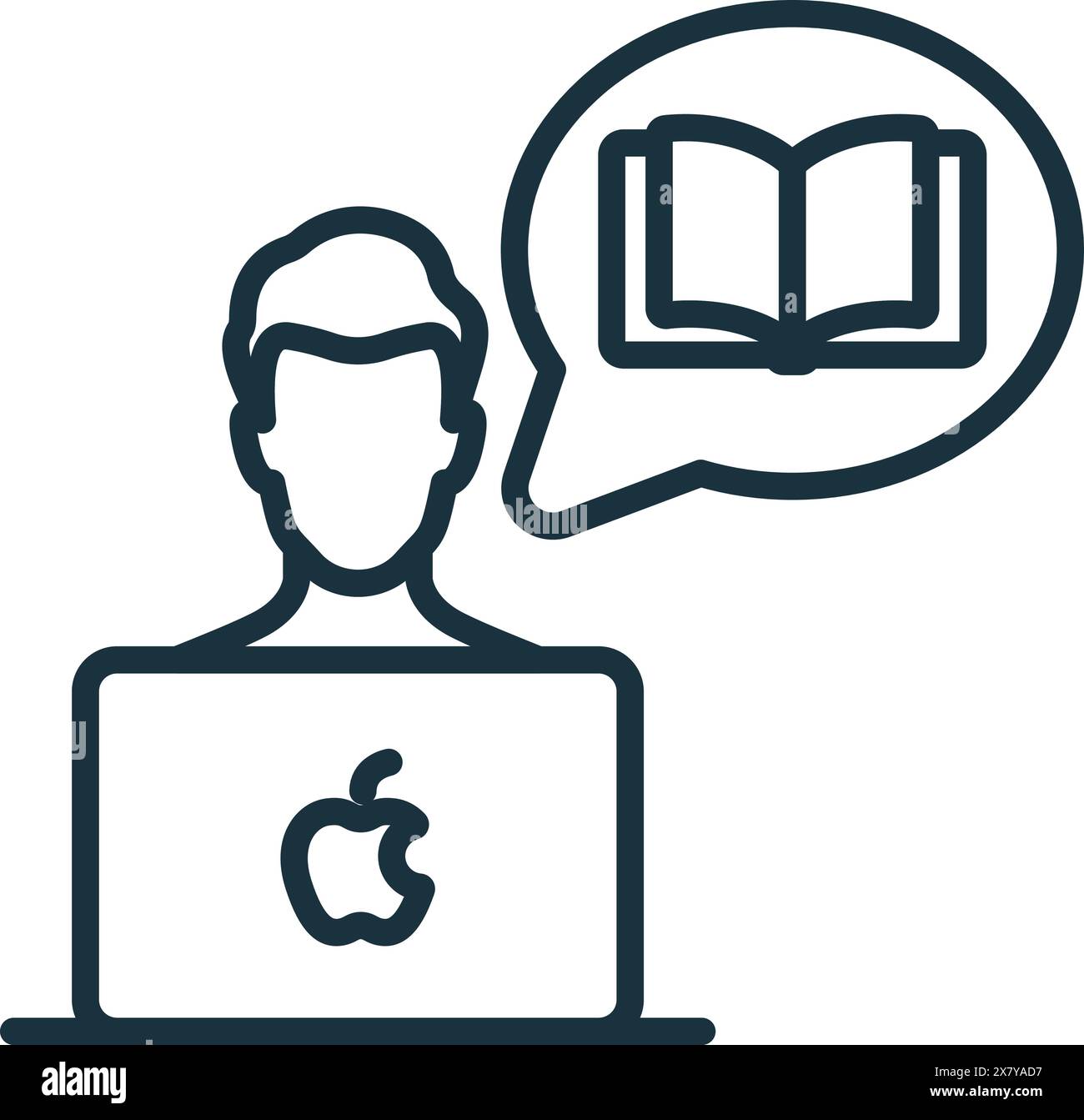 User Stories icon. Monochrome simple User Behavior icon for templates ...