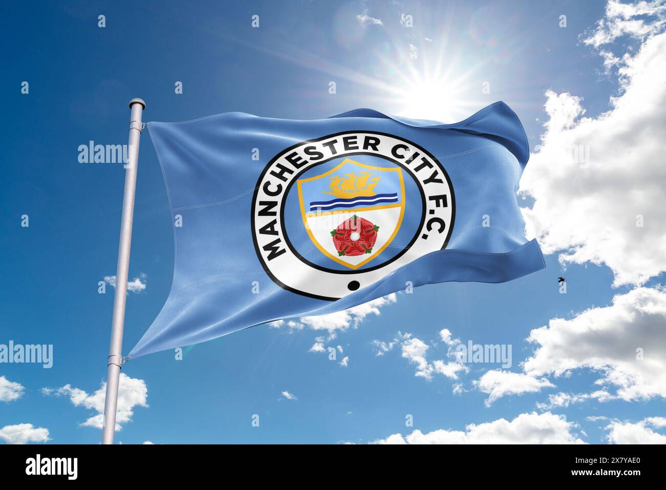 Manchester united flag logo symbol hi-res stock photography and images ...
