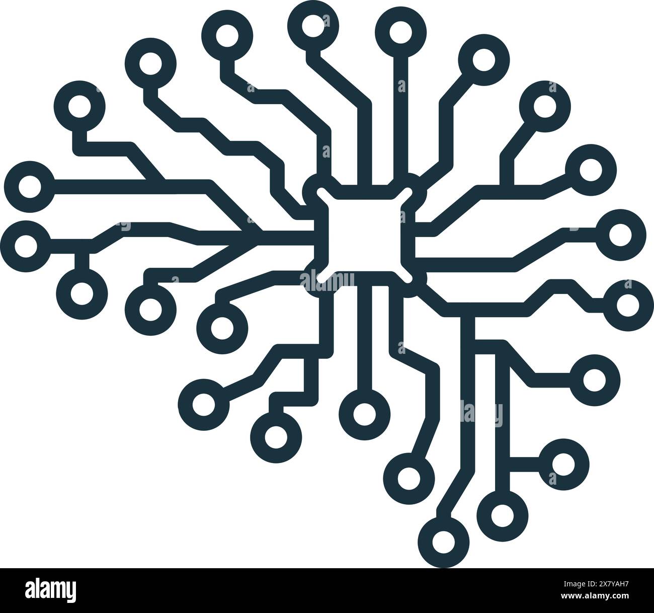 Artificial Intelligence Icon Monochrome Simple Virtual Assistant Icon For Templates Web Design