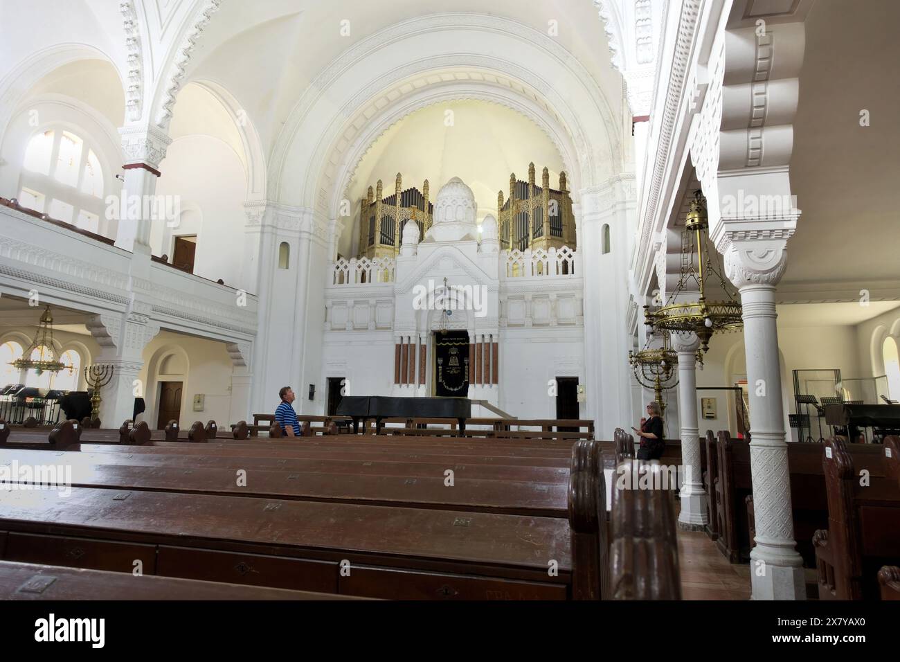 Novi Sad Synagogue interior, Vojvodina, Serbia Stock Photo - Alamy