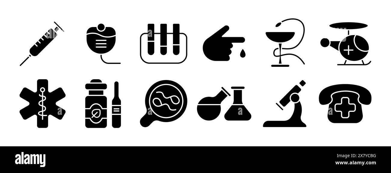 Medical flasks research Black and White Stock Photos & Images - Alamy