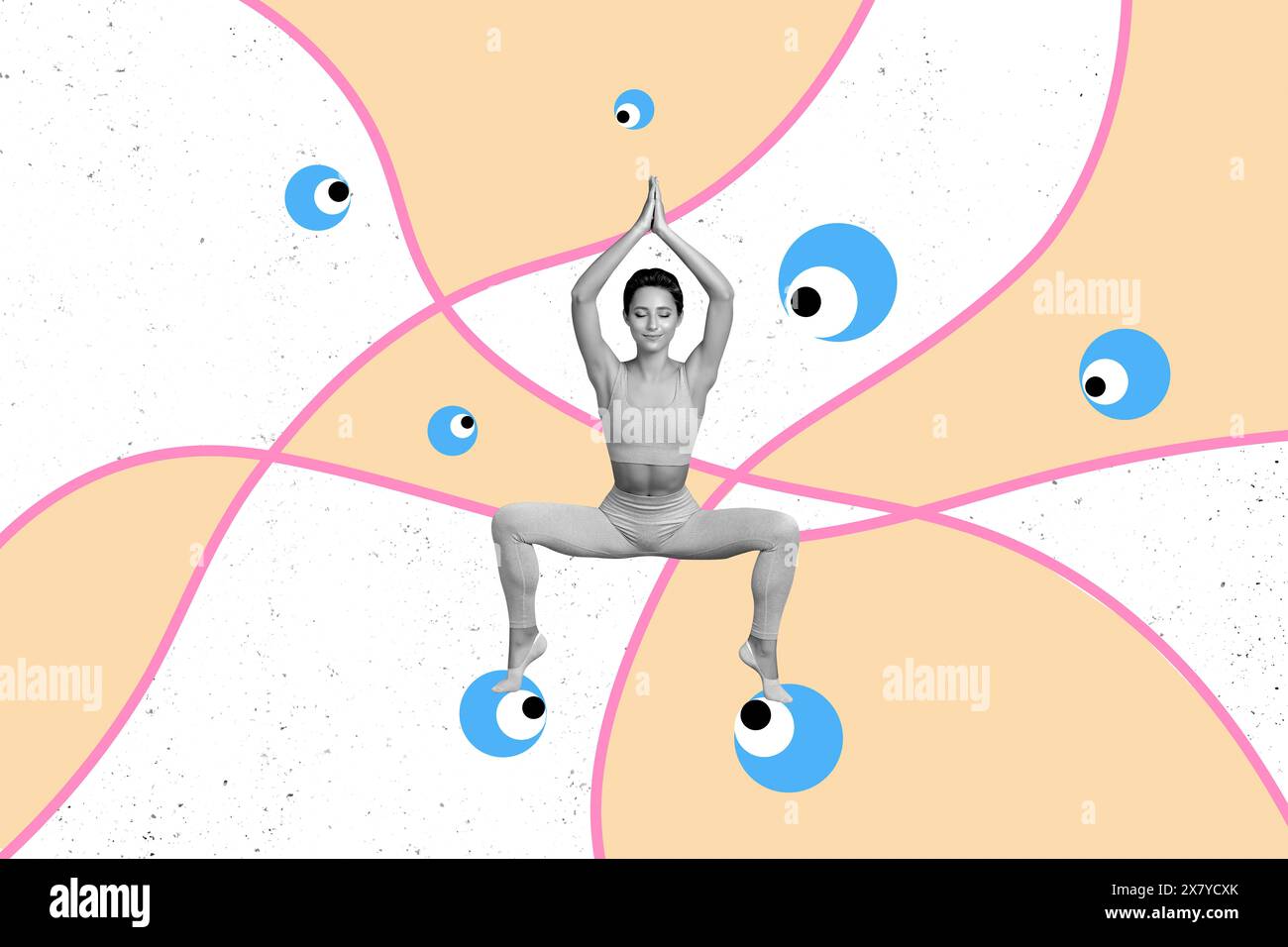 Cartoon space collage element hi-res stock photography and images - Alamy