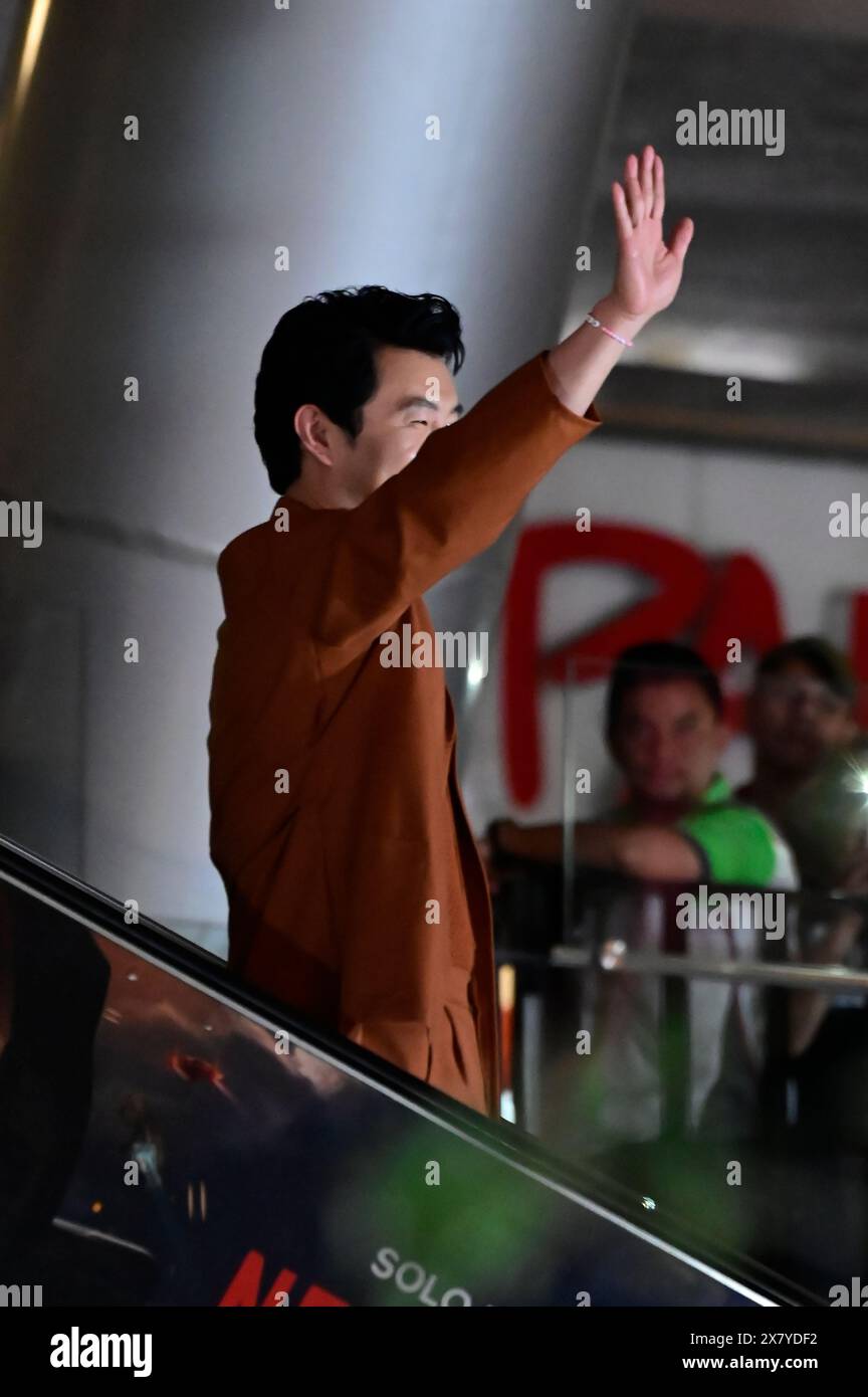 Mexico City, Mexico. 21st May, 2024. Chinese-Canadian actor Simu Liu ...