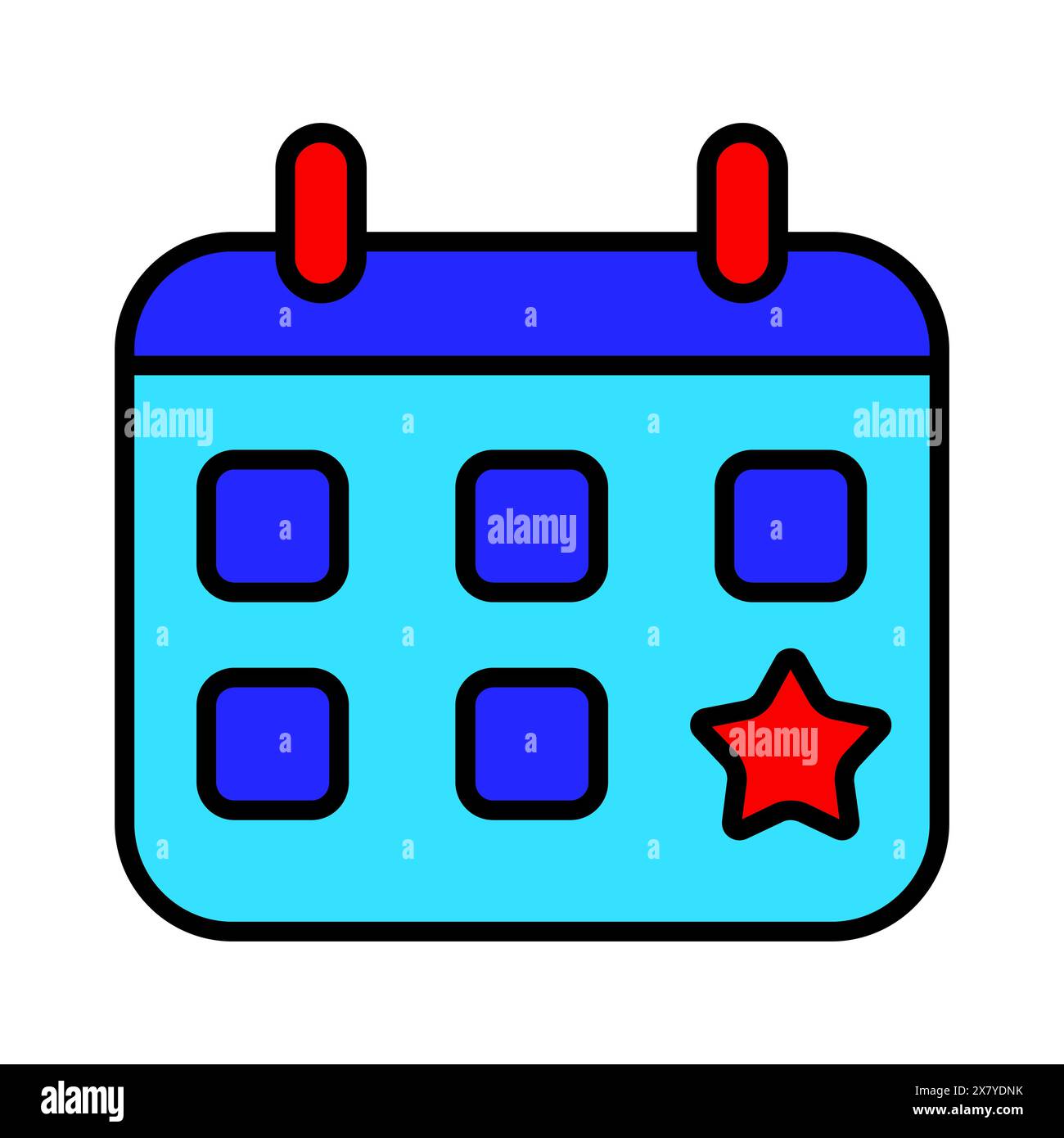 Event planning set icon. Calendar, date, schedule, special occasion ...