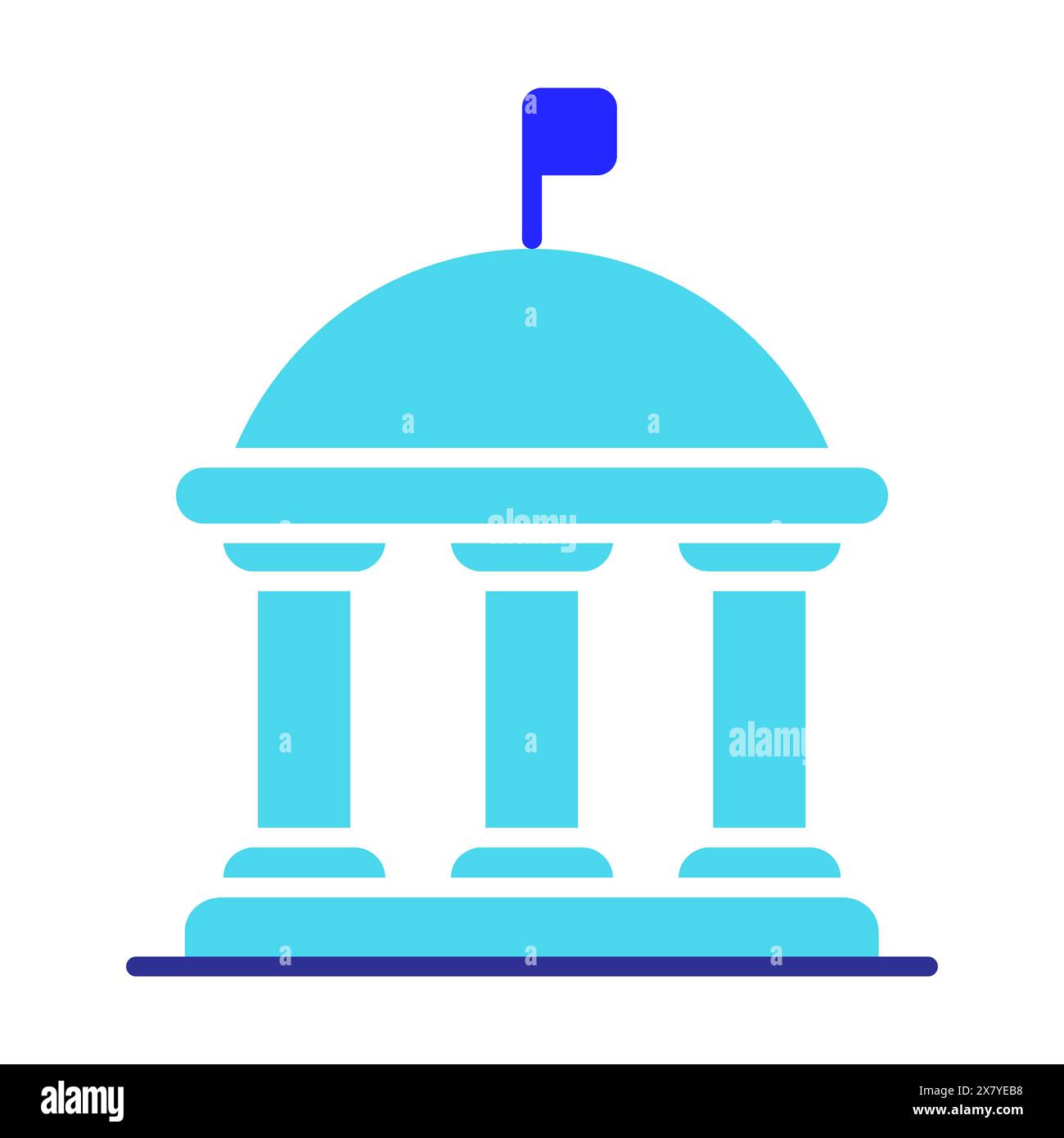 US government building icon. Politics, states, president, parliament ...