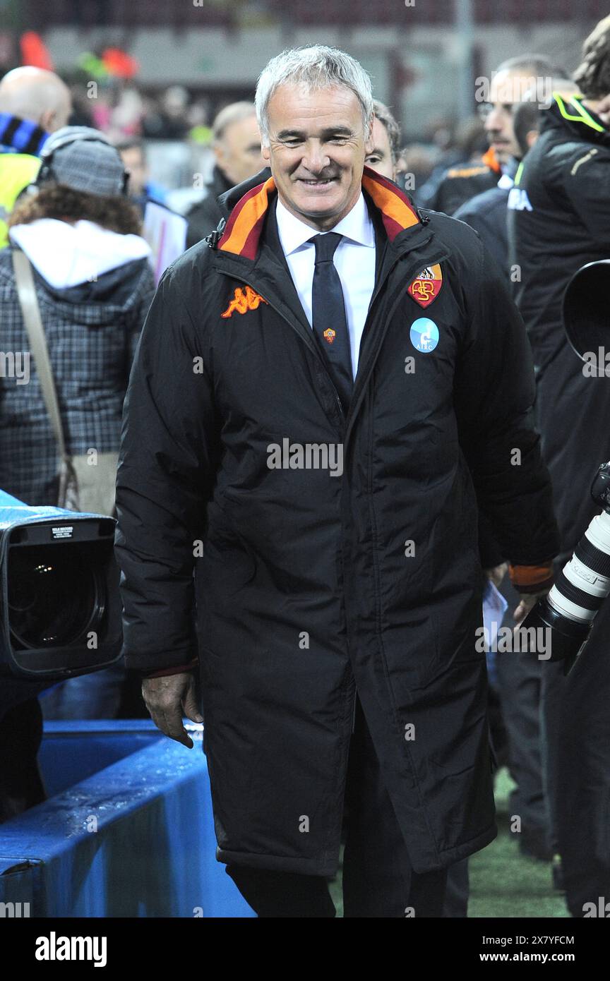 Milan Italy 08/11/2009: Claudio Ranieri, Roma coach, during the match ...