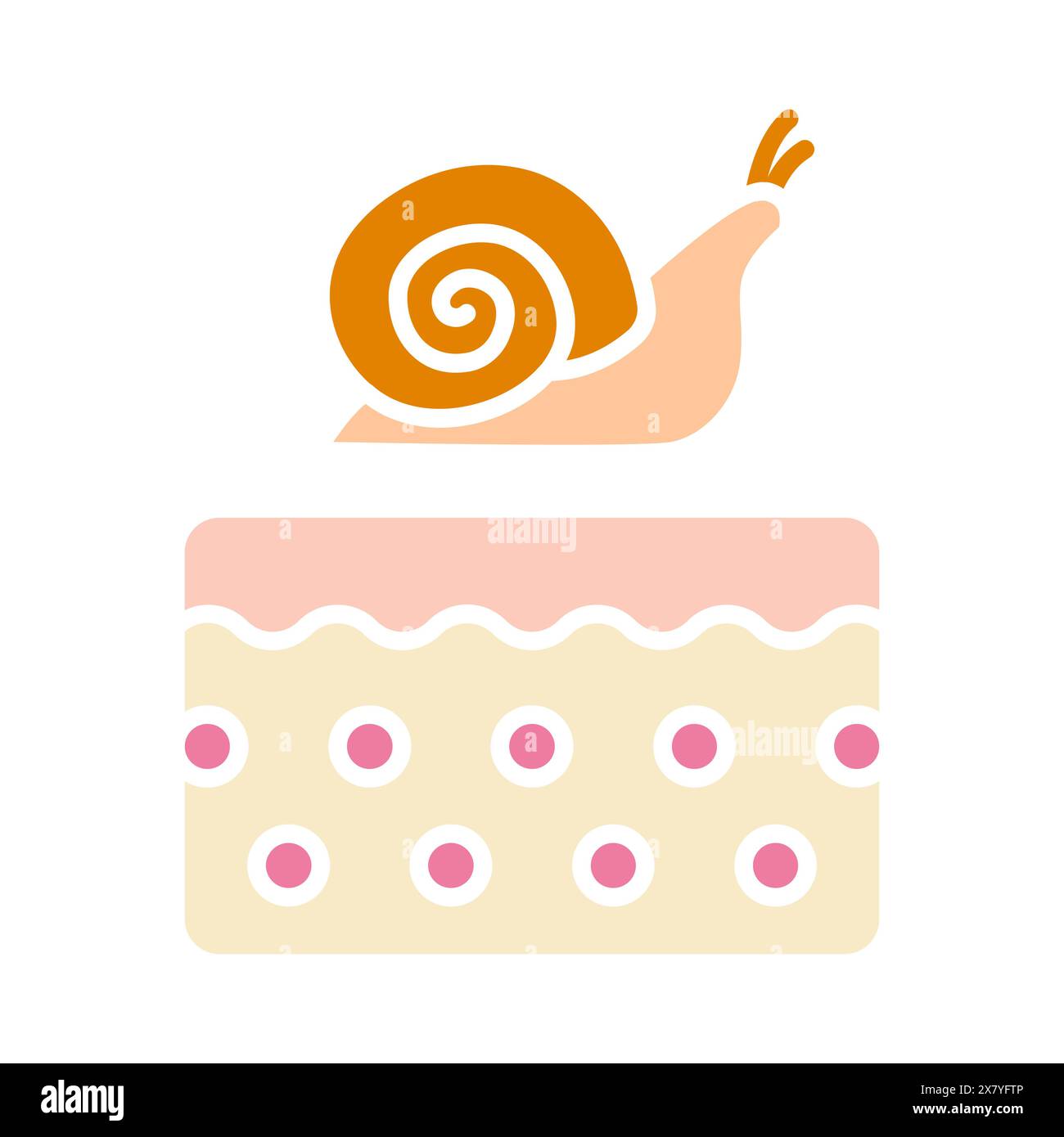 Snail mucin line icon. Cleansing, collagen, acid, exfoliating ...