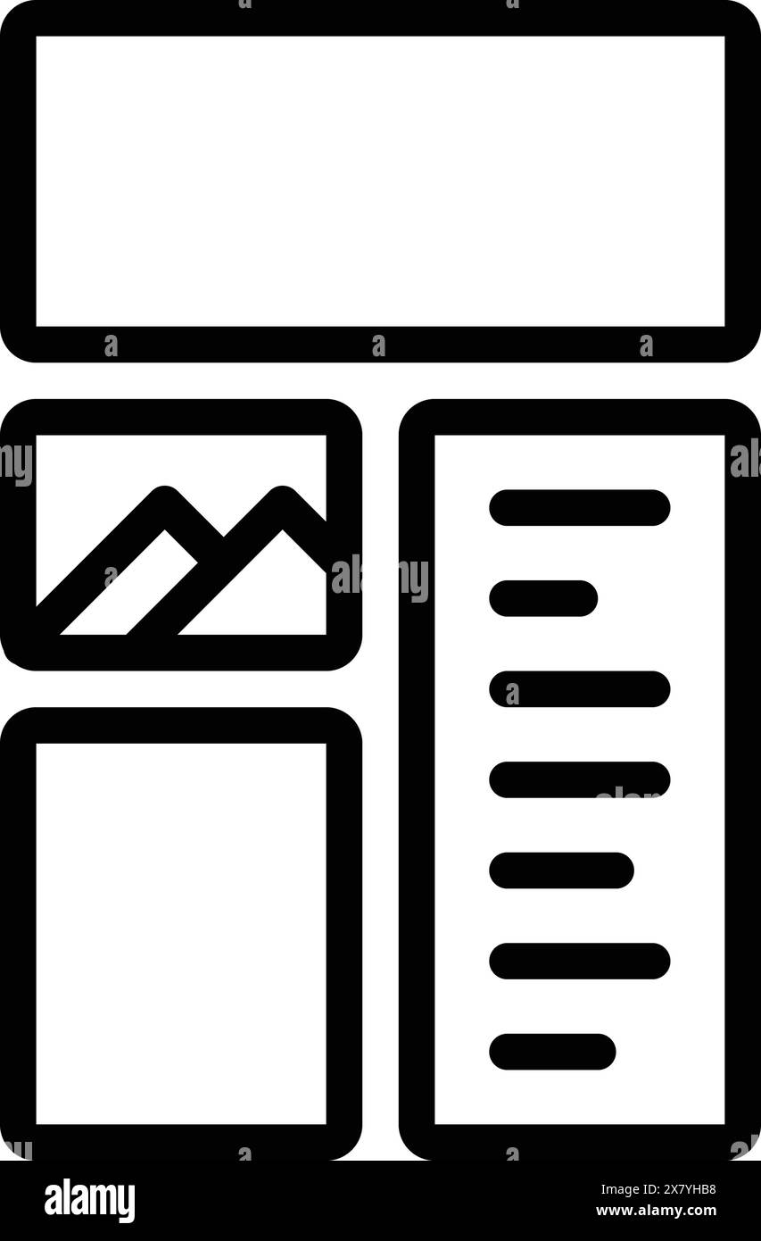 Blueprint magazine Stock Vector Images - Alamy