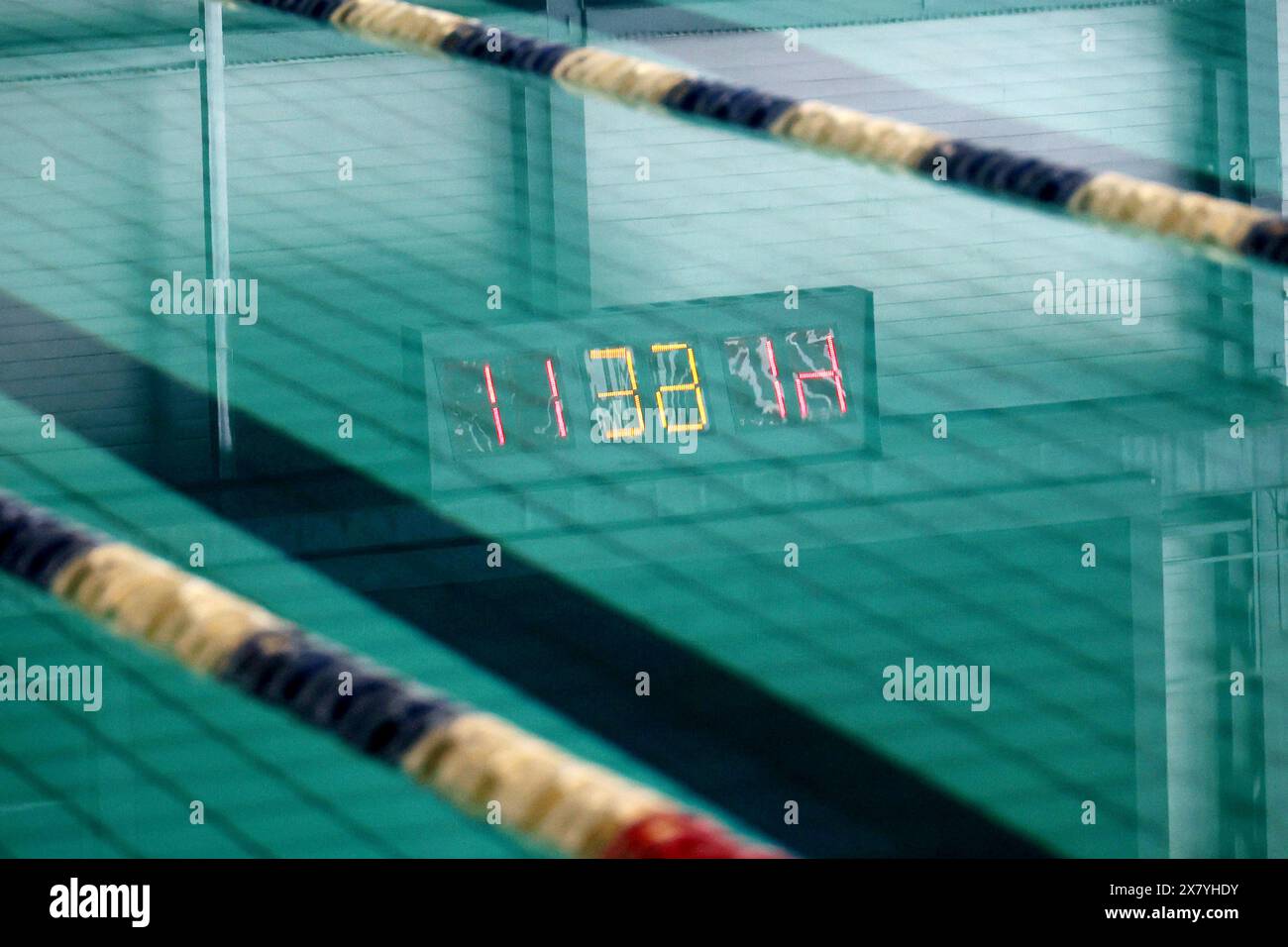 KHARKIV, UKRAINE - MAY 21, 2024 - The numbers on the dial of an ...