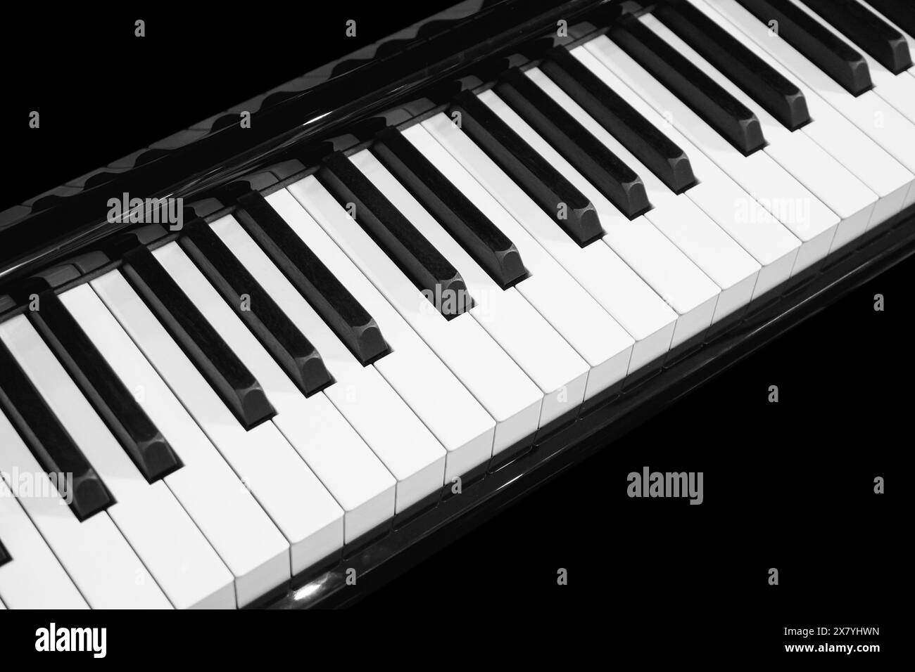 Piano keyboard background musical instrument Stock Photo - Alamy