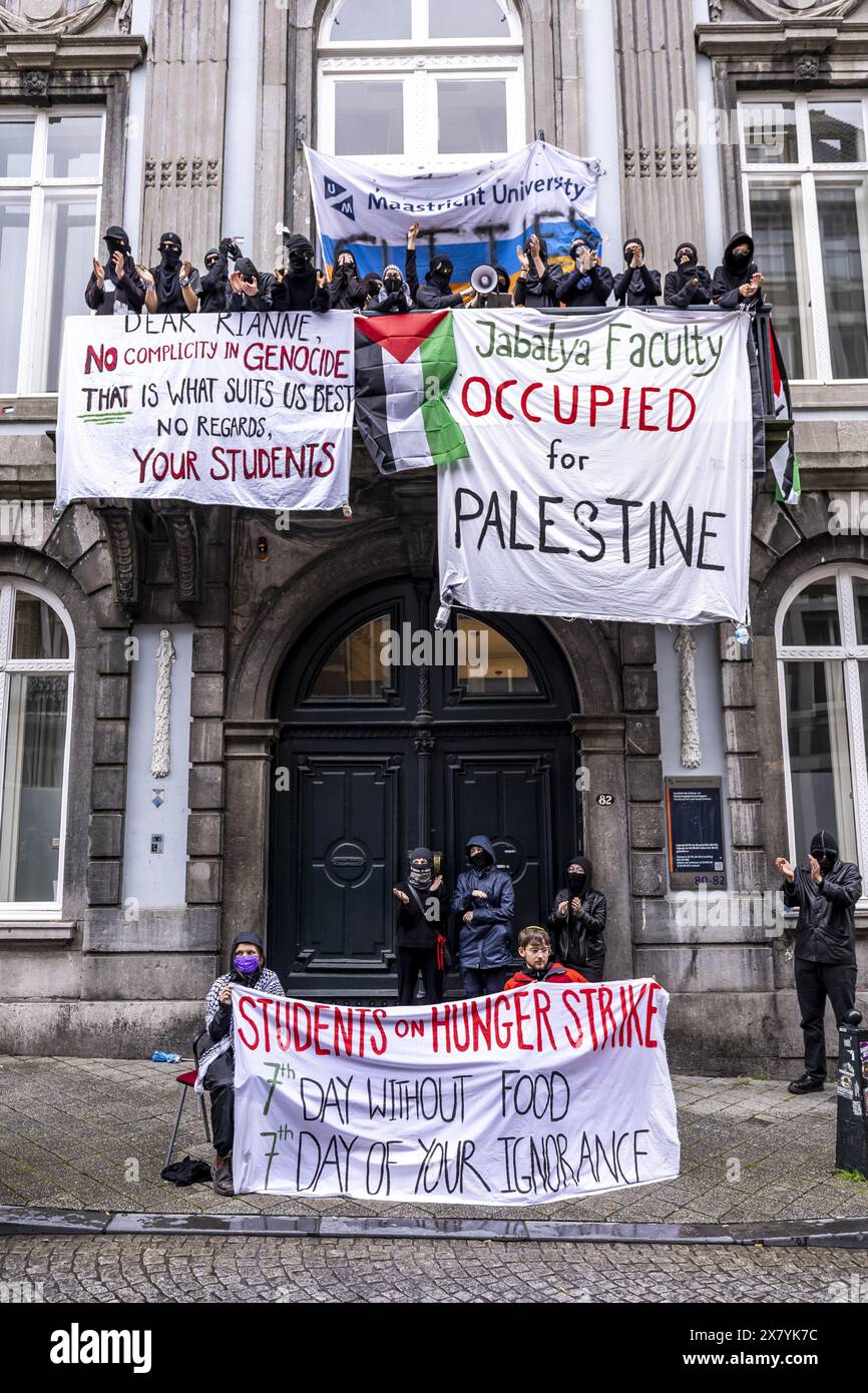 MAASTRICHT - Pro-Palestinian students have occupied the socio-cultural ...