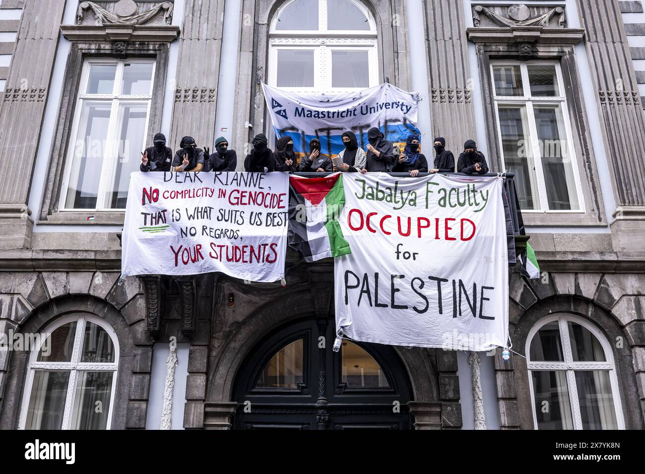 MAASTRICHT - Pro-Palestinian students have occupied the socio-cultural ...