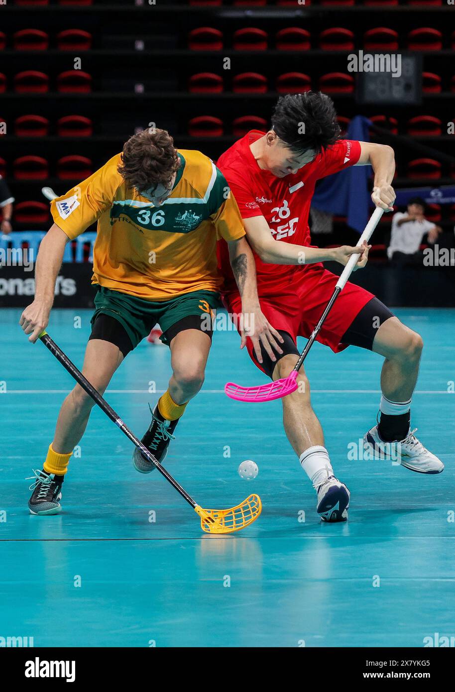 Pasig City, Philippines. 22nd May, 2024. Jordan Noel (L) of Australia ...