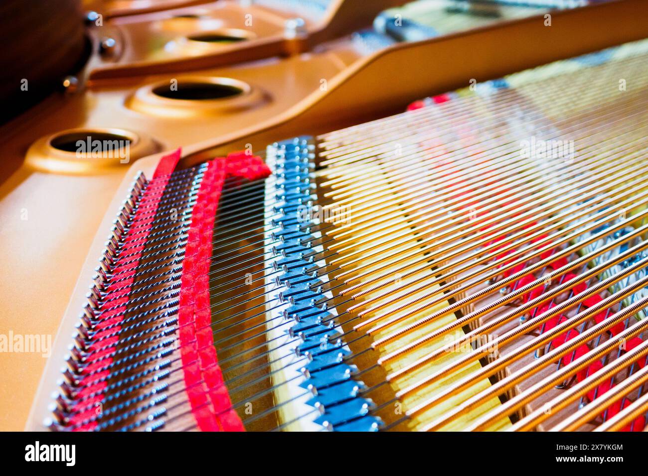 Musical piano key background blue hi-res stock photography and images ...