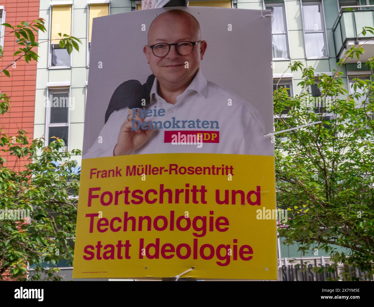 Deutschland 2024: Wahlplakate für die Europawahl 2024 Im Bild: FDP ...