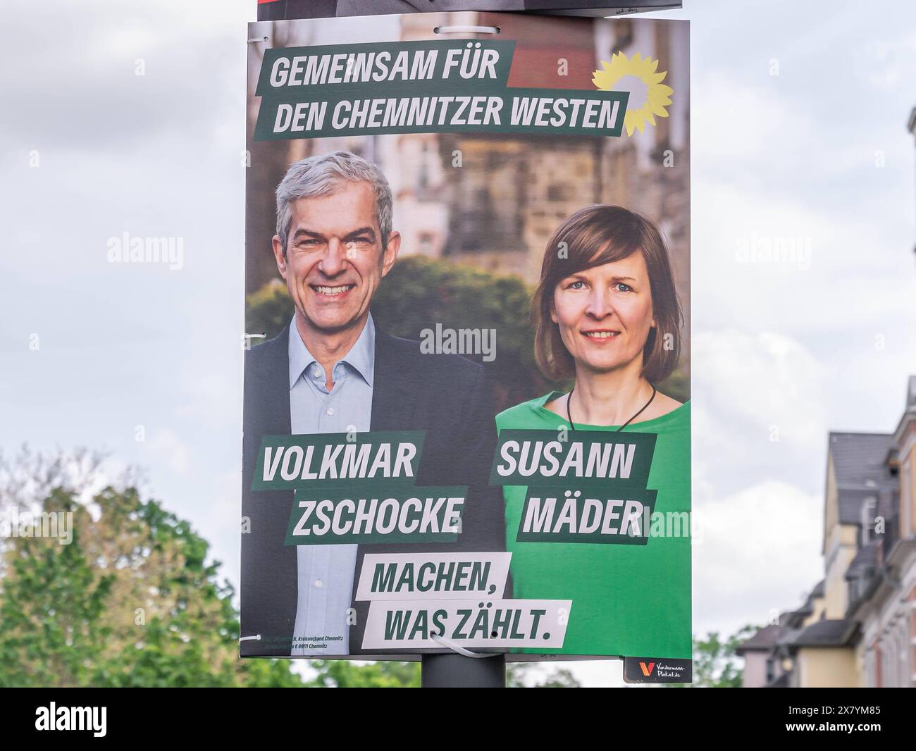Deutschland 2024: Wahlplakate für die Europawahl 2024 Im Bild: Bündnis ...