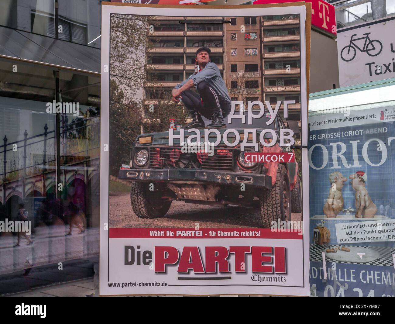 Deutschland 2024: Wahlplakate für die Europawahl 2024 Im Bild: Die ...