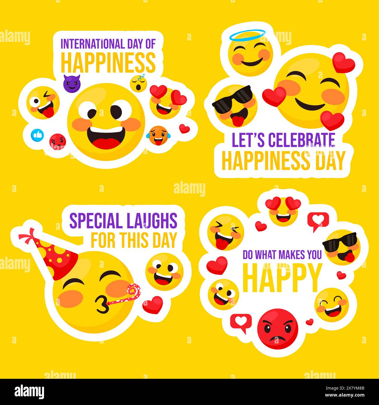 Emoticon templates hi-res stock photography and images - Alamy