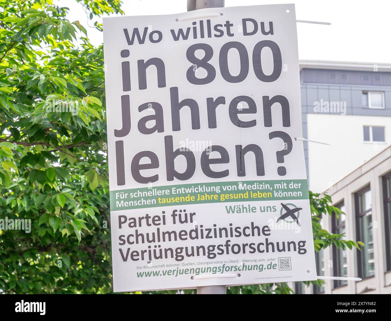 Deutschland 2024: Wahlplakate für die Europawahl 2024 Im Bild: Partei ... Deutschland 2024: Wahlplakate für die Europawahl 2024 Im Bild: Partei ...