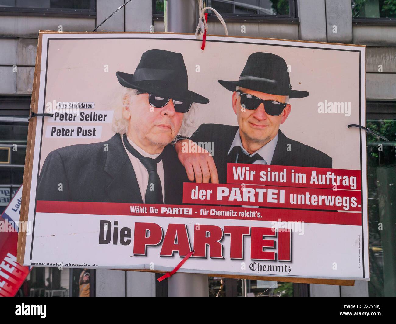 Deutschland 2024: Wahlplakate für die Europawahl 2024 Im Bild: Die ...