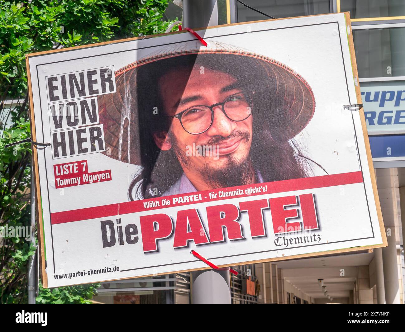 Deutschland 2024: Wahlplakate für die Europawahl 2024 Im Bild: Die ...