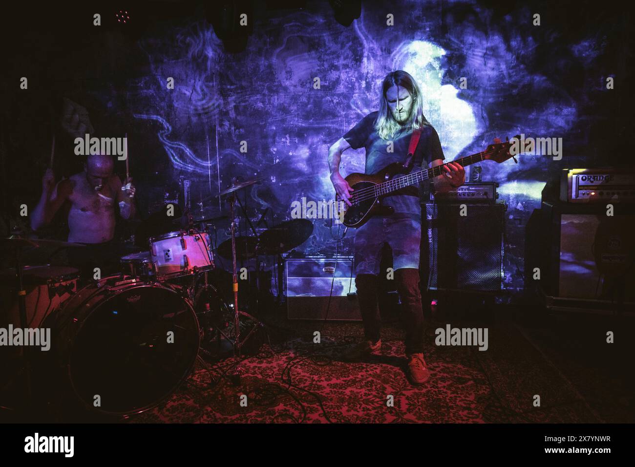 Copenhagen, Denmark. 17th, May 2024. The Danish post and prog rock trio ...