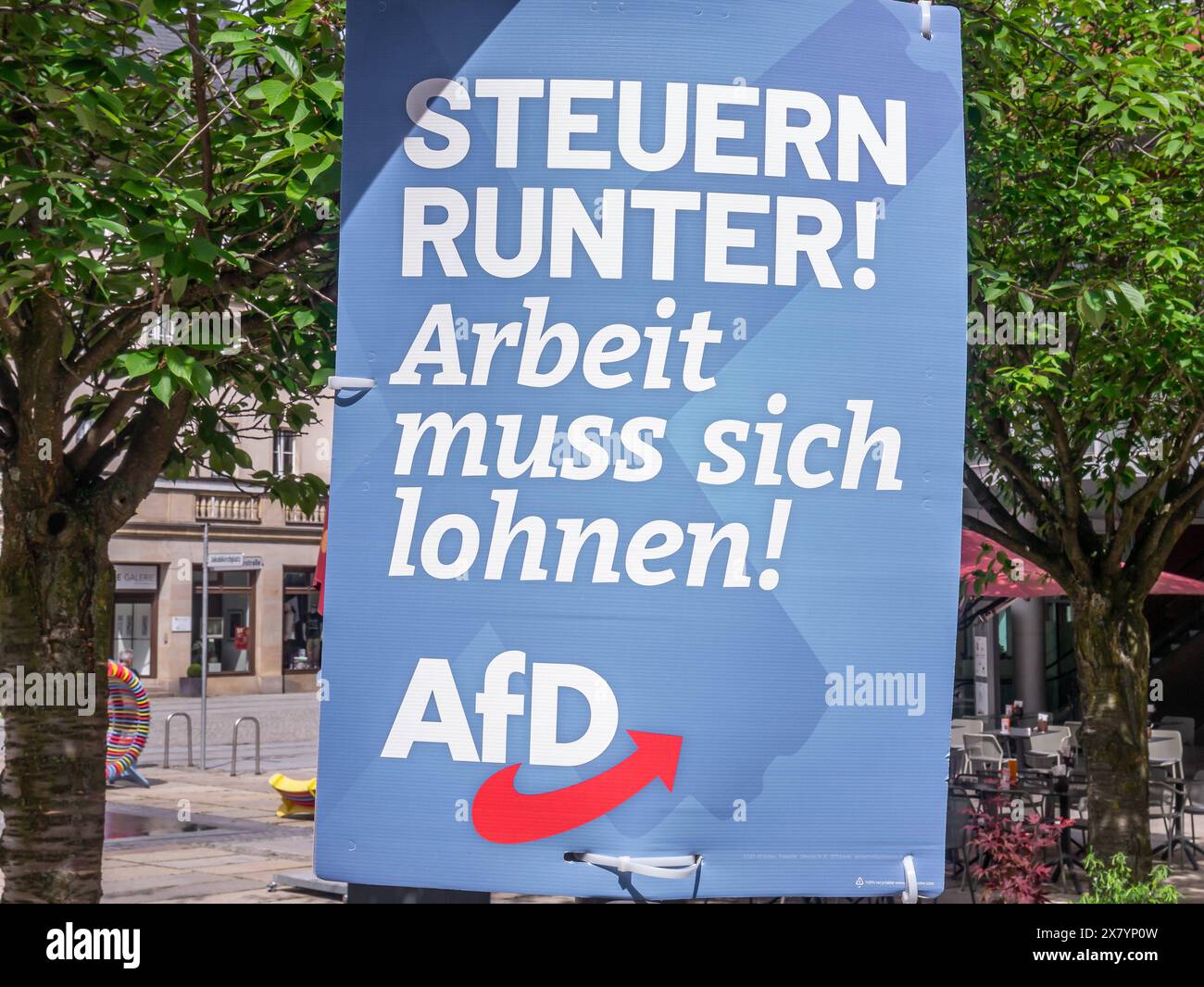 Deutschland 2024: Wahlplakate für die Europawahl 2024 Im Bild: AfD ...