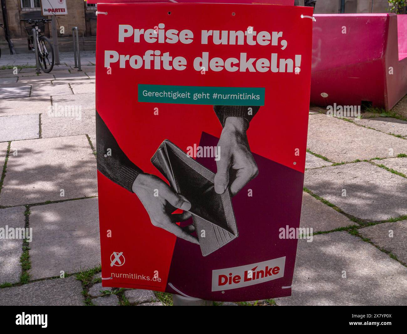 Deutschland 2024: Wahlplakate für die Europawahl 2024 Im Bild: Die ...