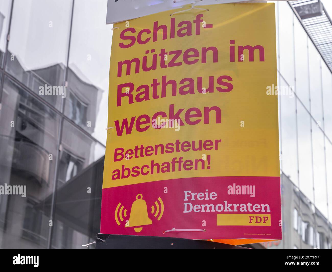 Deutschland 2024: Wahlplakate für die Europawahl 2024 Im Bild: FDP ...