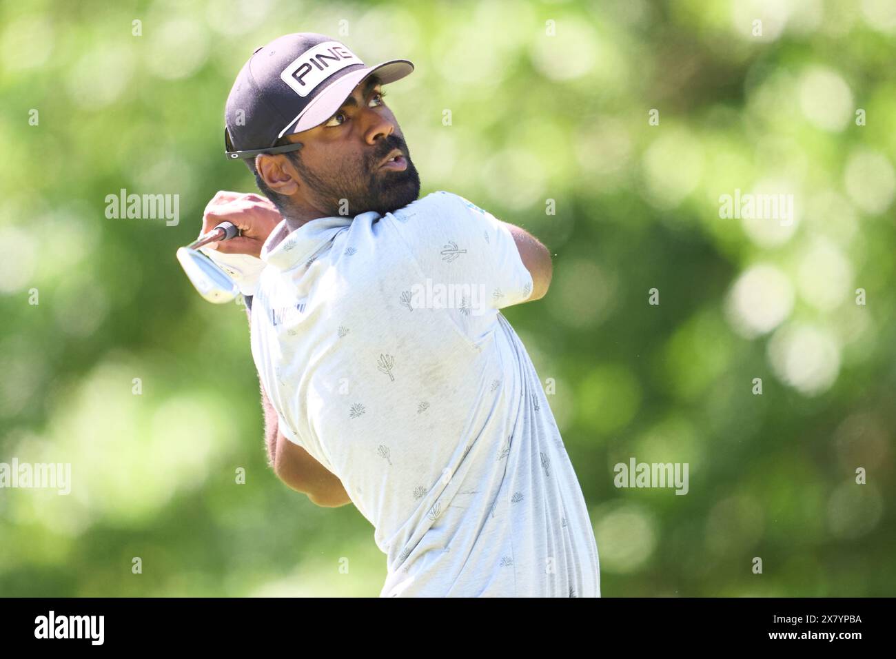 Sahith Theegala of United States in action during Round 4 of the 2024 ...