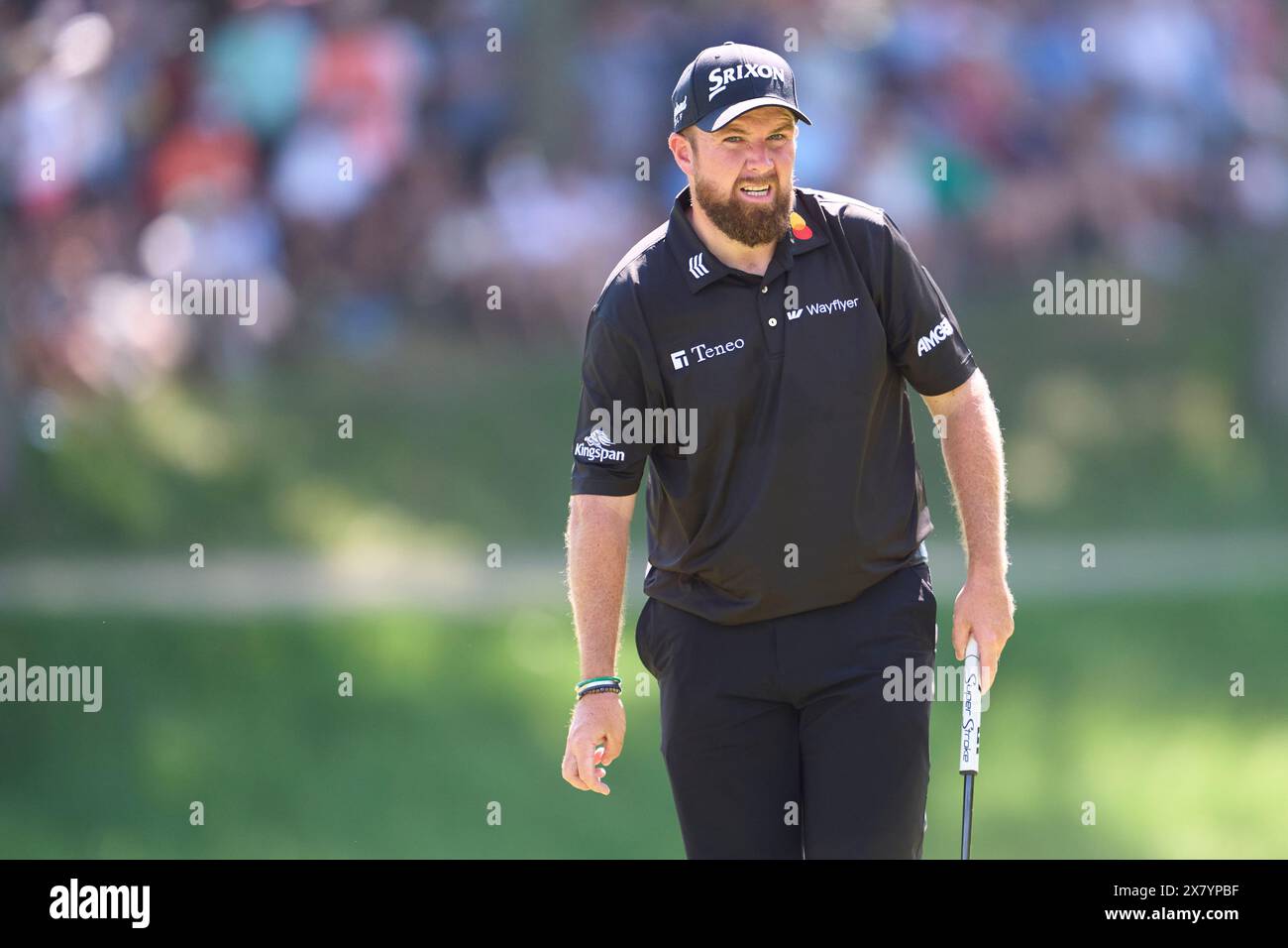 Shane Lowry of Ireland in action during Round 4 of the 2024 PGA ...
