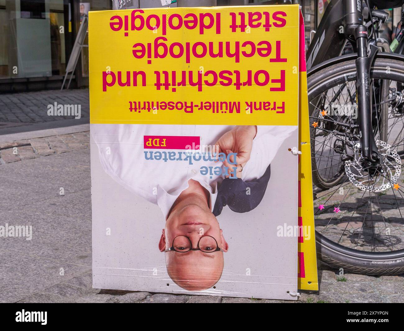 Deutschland 2024: Wahlplakate für die Europawahl 2024 Im Bild: FDP ...