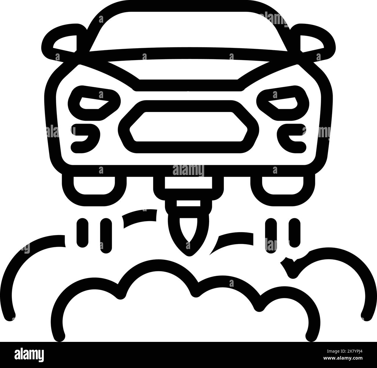 Icon for flying car,hover Stock Vector Image & Art - Alamy
