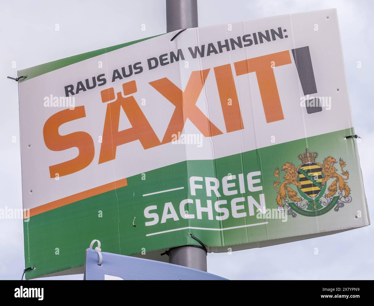 Deutschland 2024: Wahlplakate für die Europawahl 2024 Im Bild: Freie ...